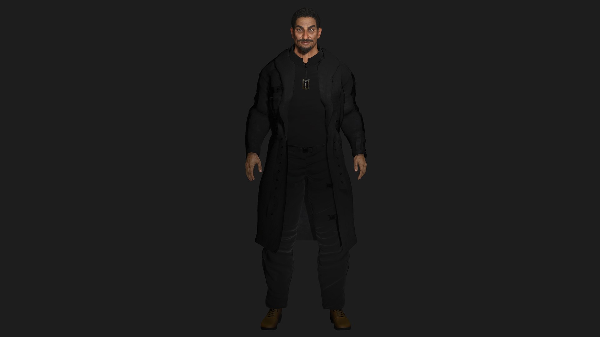 AAA 3D REALISTIC CHARACTER - OLD BUSINESSMAN MAFIA BODYGUARD 3D Model ...