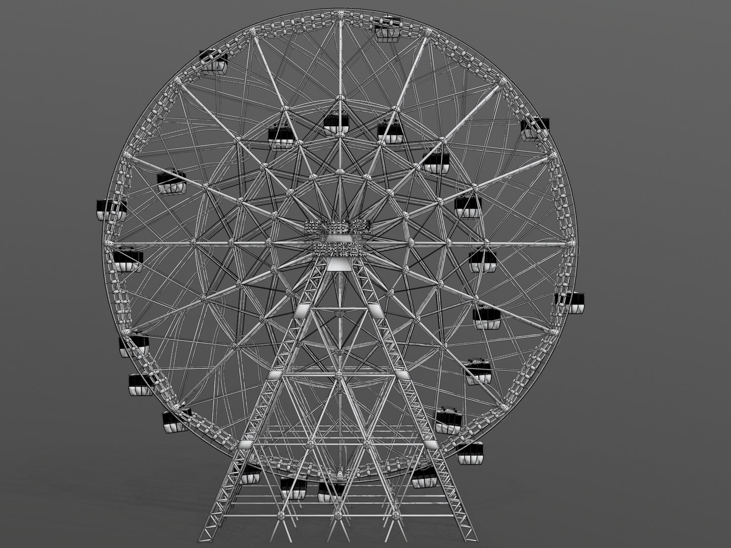 Carousel Wheel Wonder 3D Model - TurboSquid 1626674