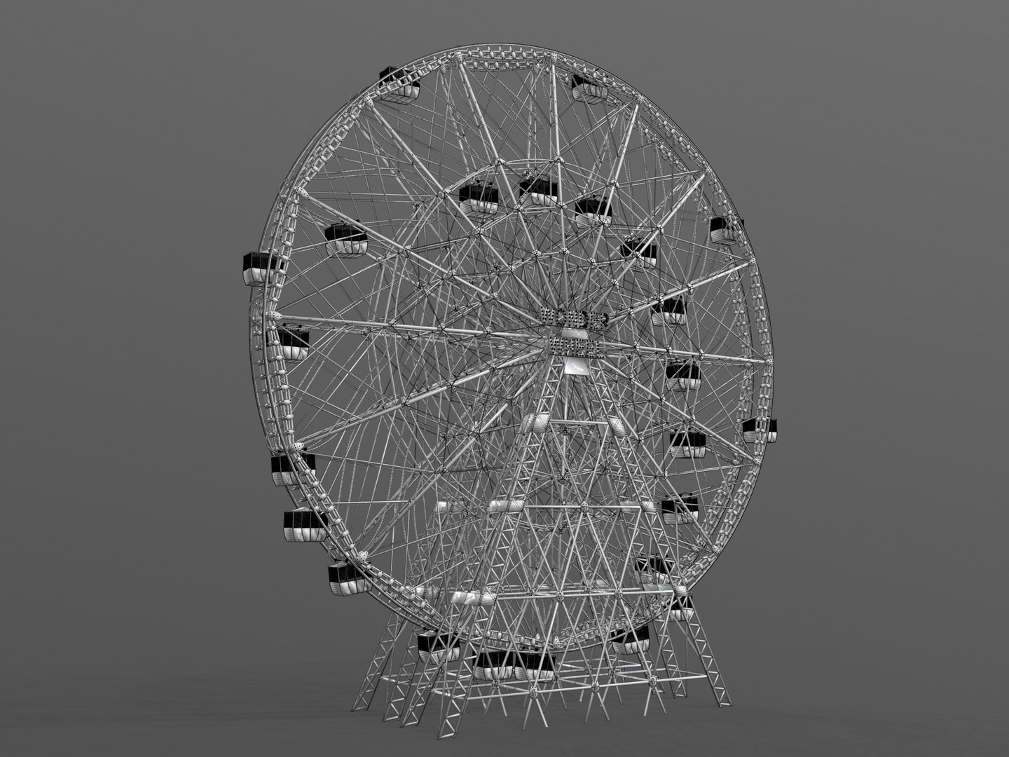 Carousel Wheel Wonder 3D Model - TurboSquid 1626674