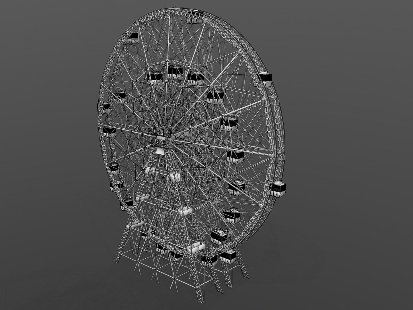 Carousel Wheel Wonder 3D Model - TurboSquid 1626674