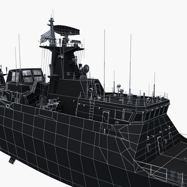 3D chinese navy corvette model - TurboSquid 1675433