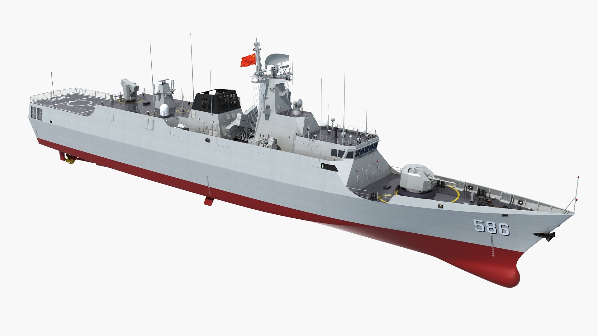 3D Chinese Navy Corvette Model - TurboSquid 1675433