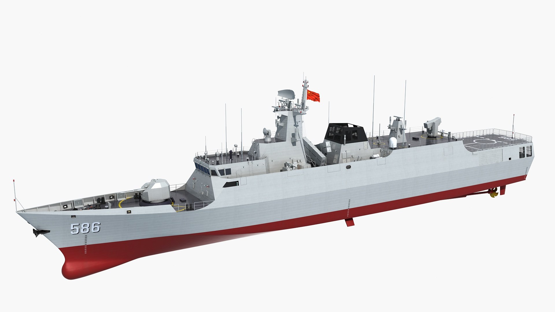 3D Chinese Navy Corvette Model - TurboSquid 1675433