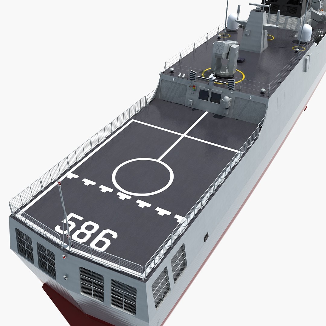 3D Chinese Navy Corvette Model - TurboSquid 1675433