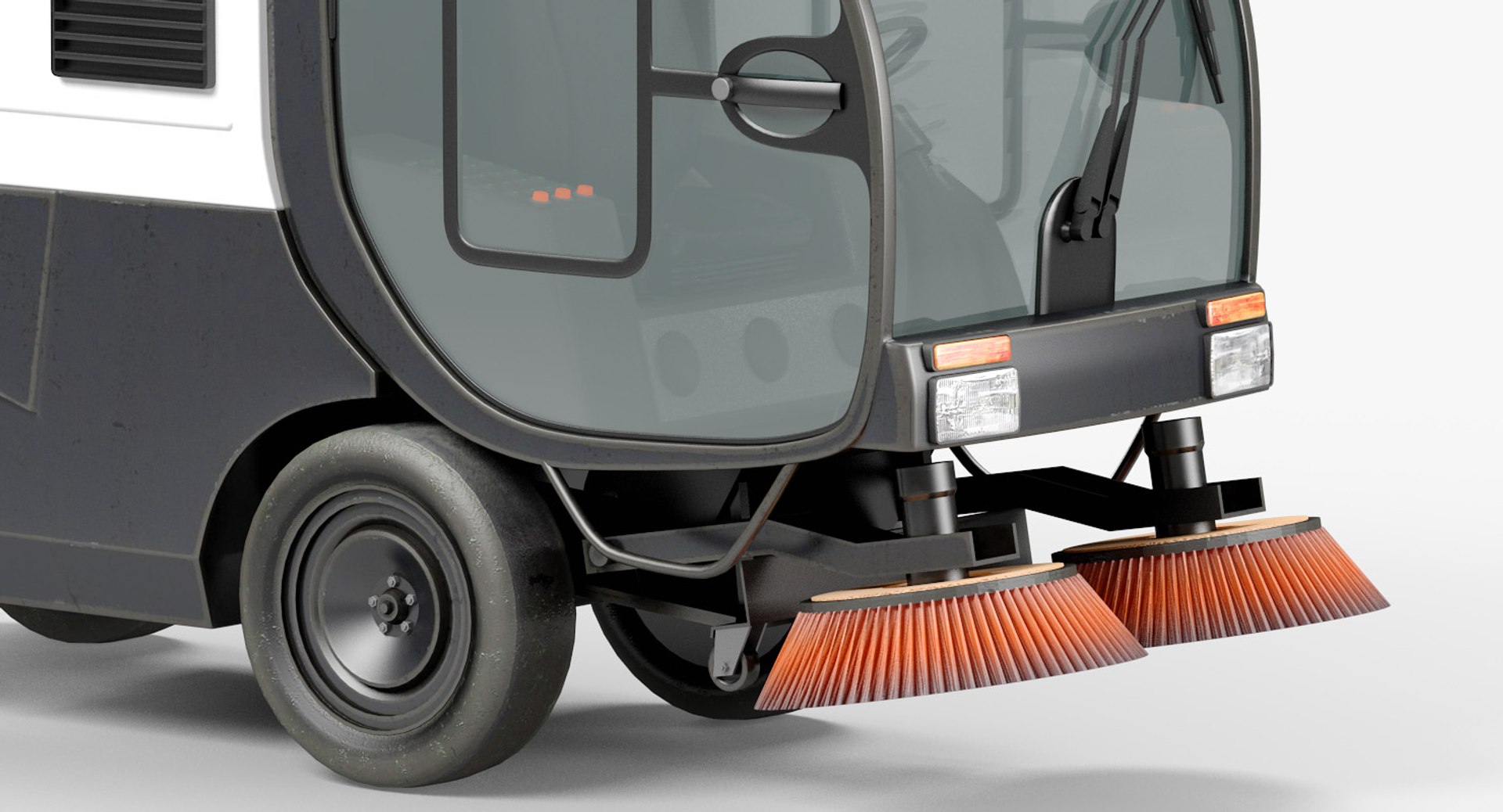 Compact Road Sweeper Rs502 3D Model - TurboSquid 1281355