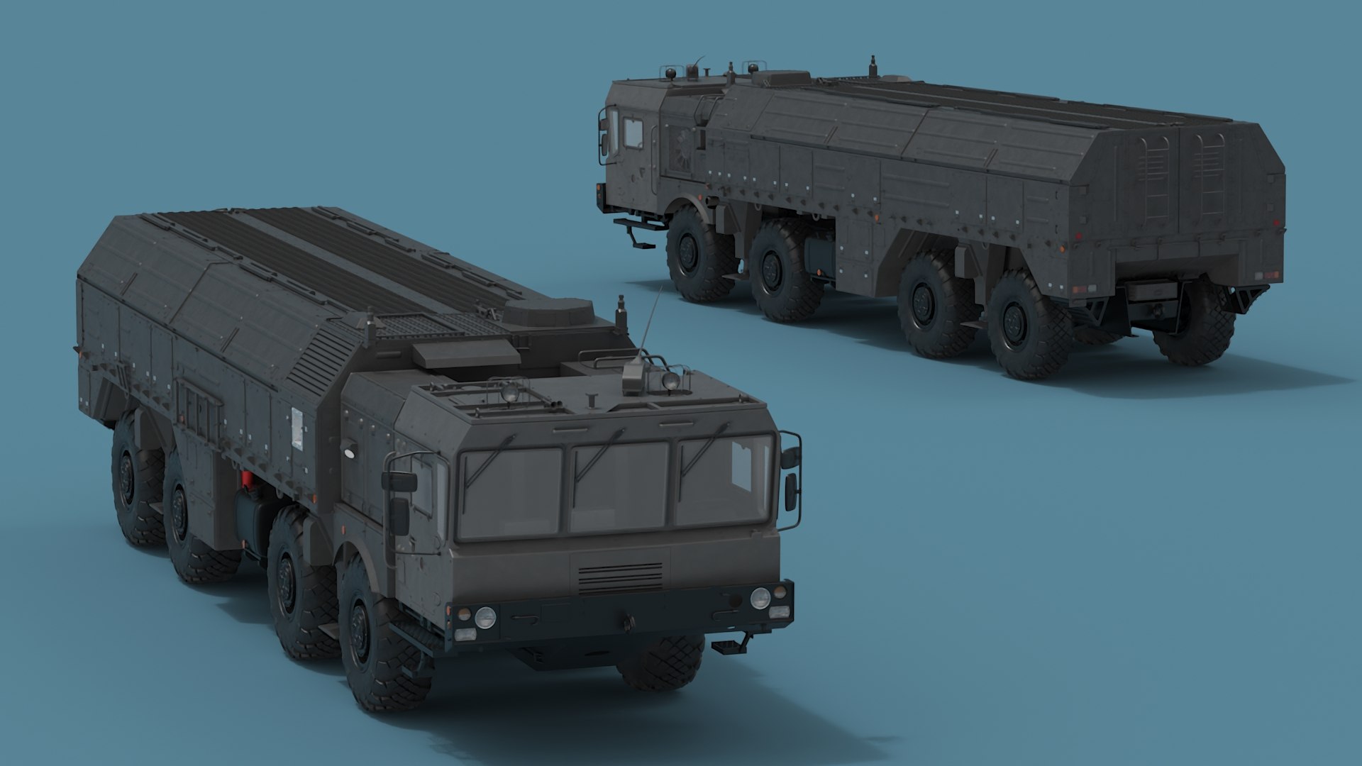 Military Missile Tactical Truck 3D Model - TurboSquid 2287733