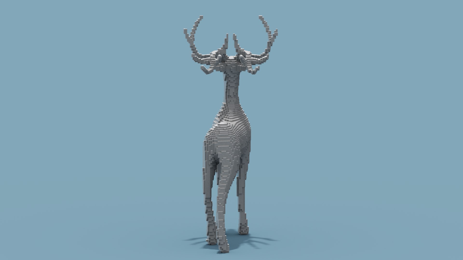 Voxel Deer 3D Model - TurboSquid 2060020