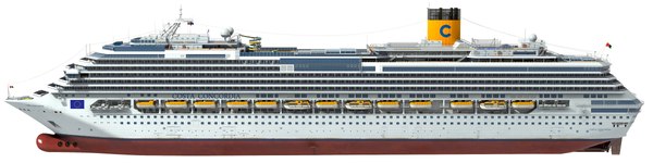 Navio de cruzeiro Costa Concordia Modelo 3D - TurboSquid 682797