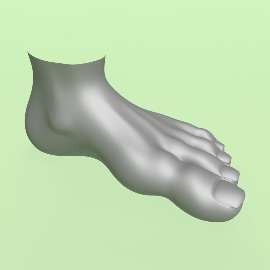 creature foot 3d max