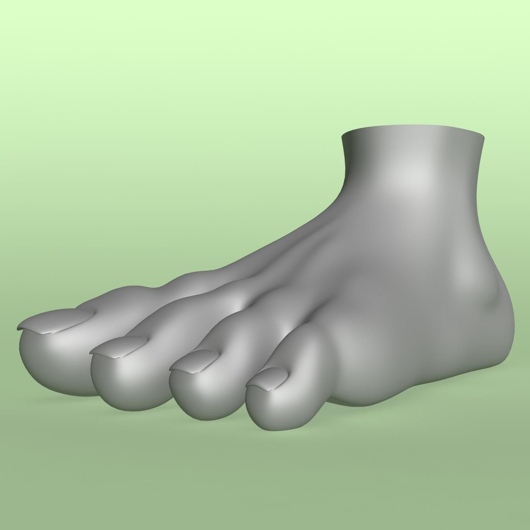 creature foot 3d max