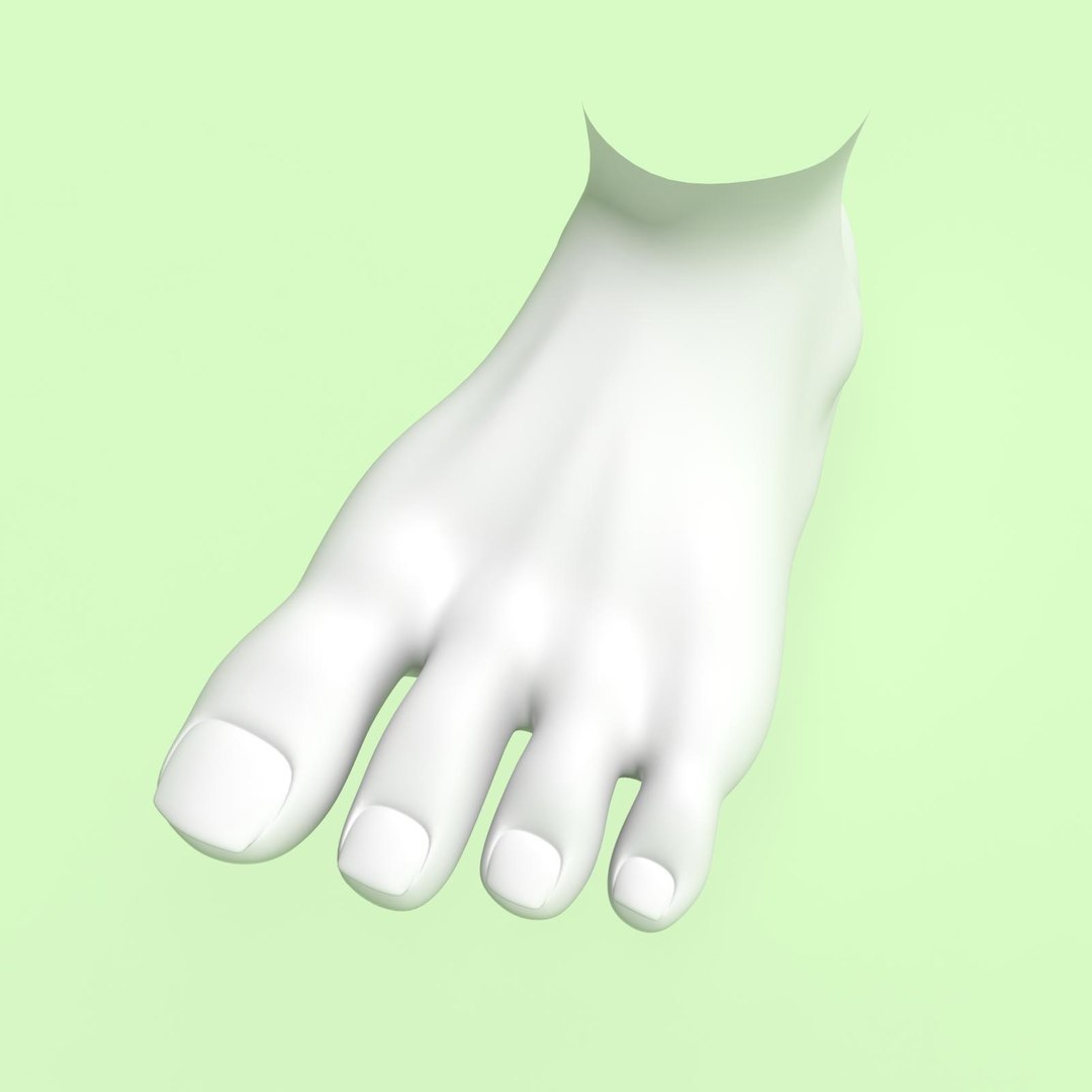 creature foot 3d max
