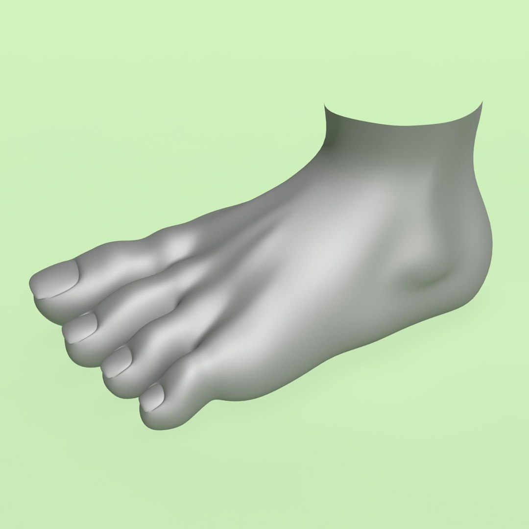 creature foot 3d max