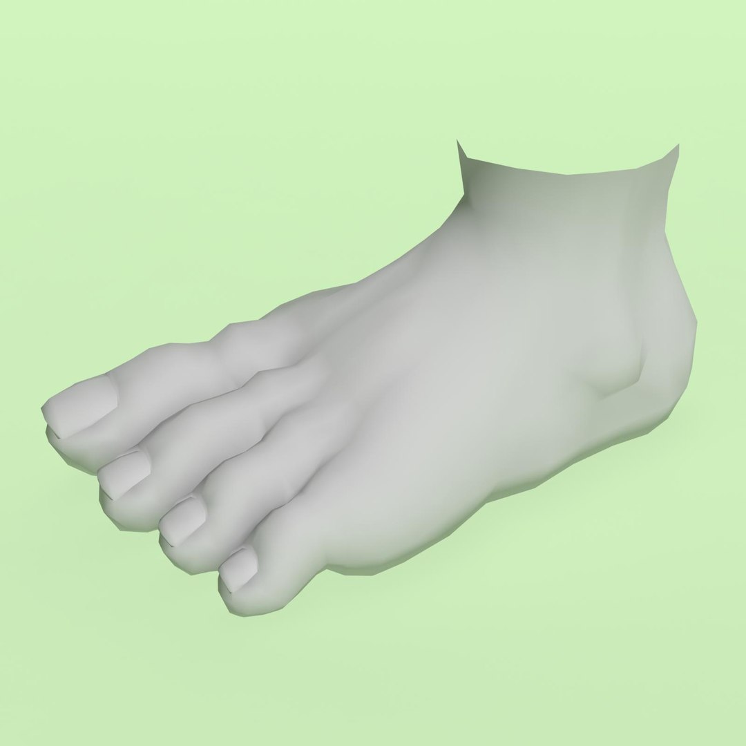 creature foot 3d max