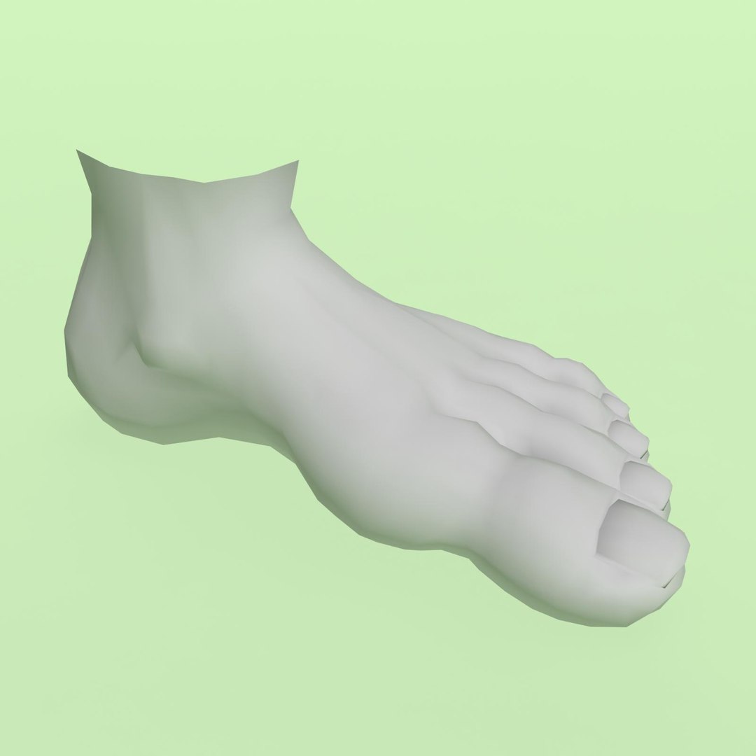 creature foot 3d max