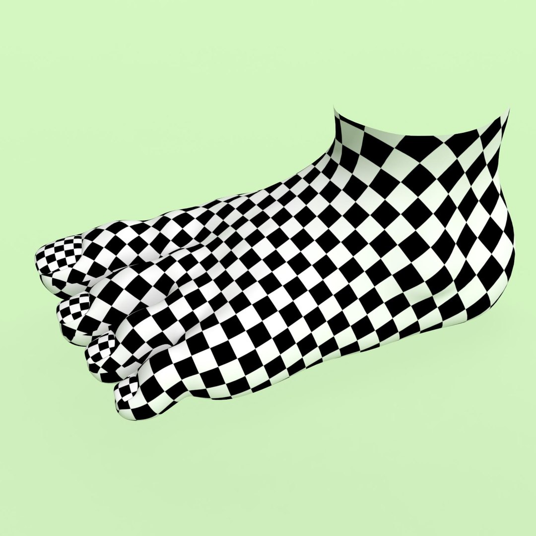 creature foot 3d max