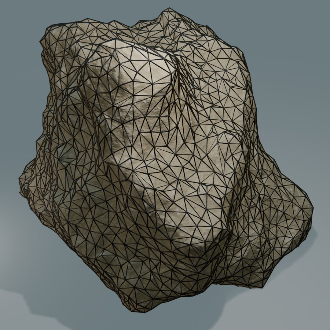 Set 10 Rock Stone 3D Model - TurboSquid 1439240