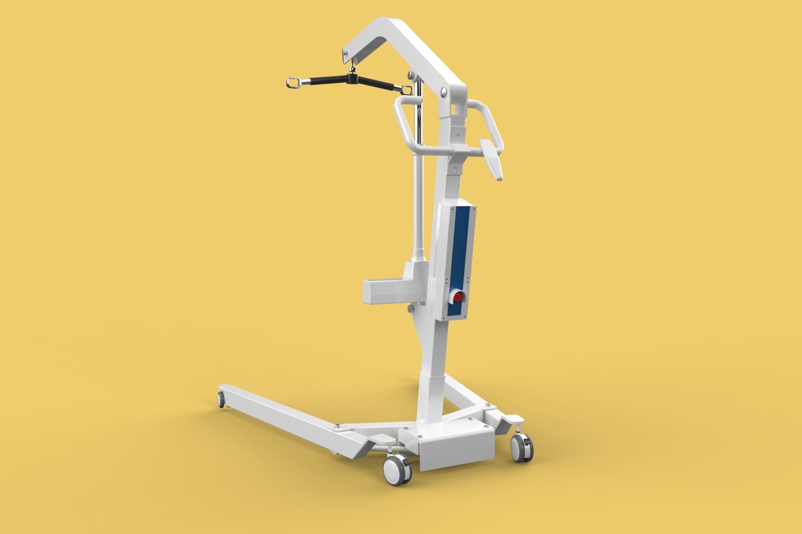 3D MOBILE FLOOR PATIENT LIFTER HOIST AGED CARE HOSPITAL DISABILITY ...