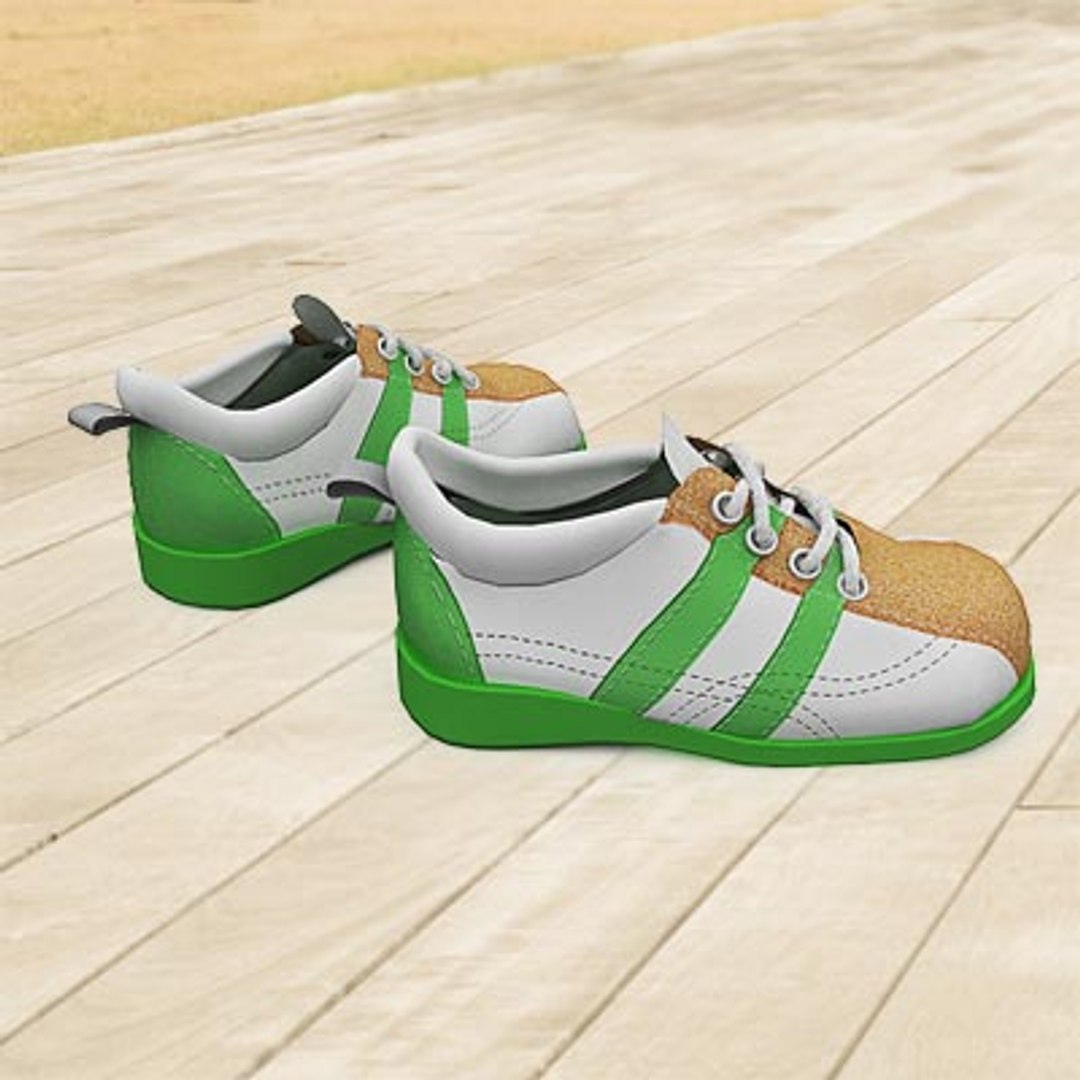 Kids Shoes 3d Model