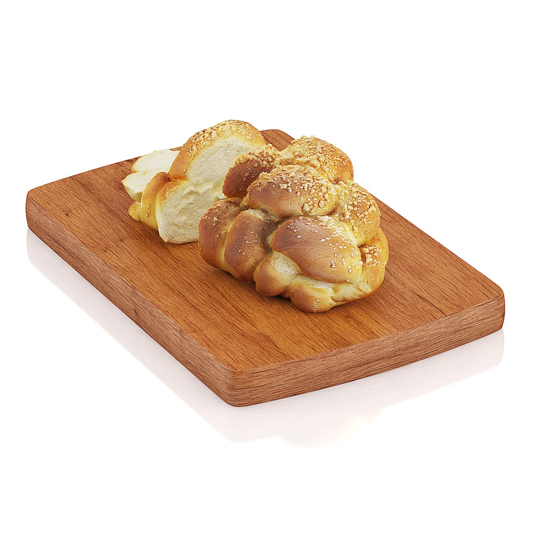 sliced challah bread max