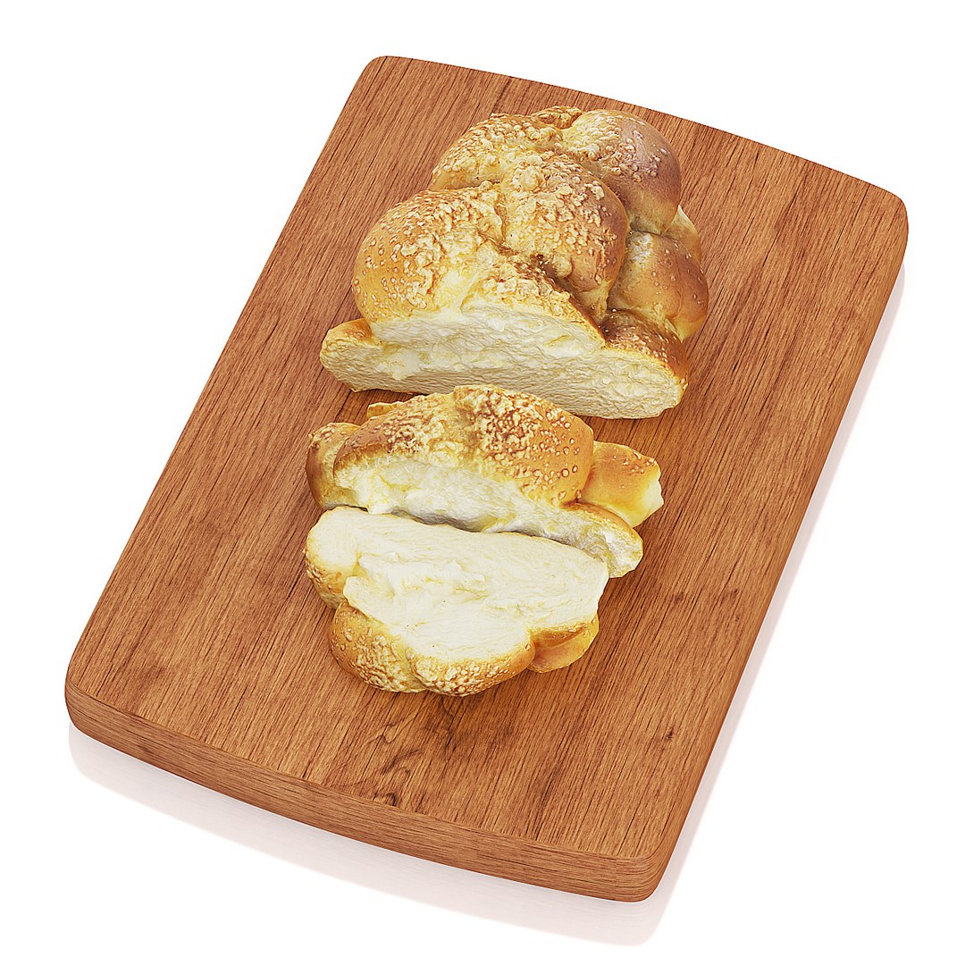 Sliced Challah Bread Max