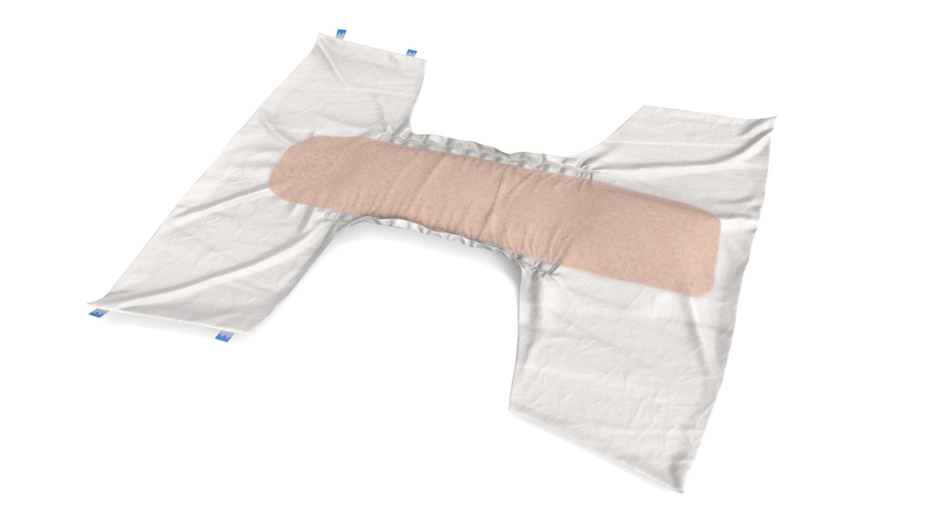 3D Medical Absorbent Adult Diaper Unfolded Clothing - TurboSquid 2513687