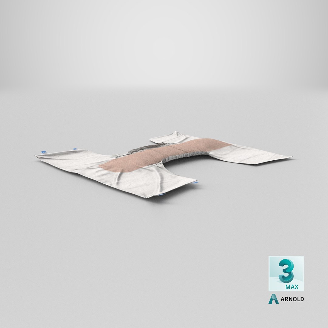 3D Medical Absorbent Adult Diaper Unfolded Clothing - TurboSquid 2513687