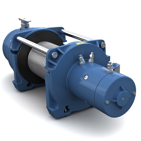 3d towing winch model