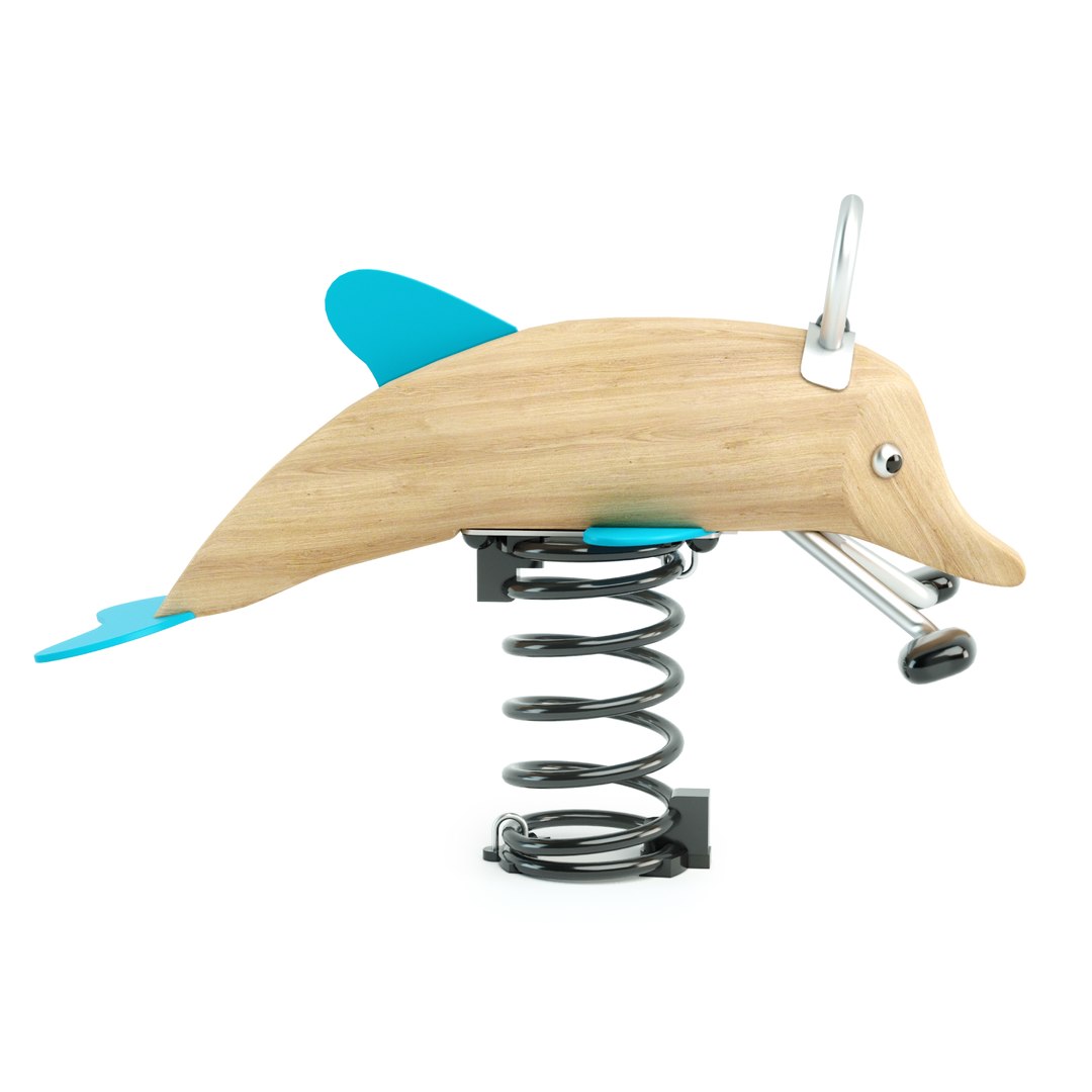 Dolphin Spring Rocker 3D Model - TurboSquid 1532812