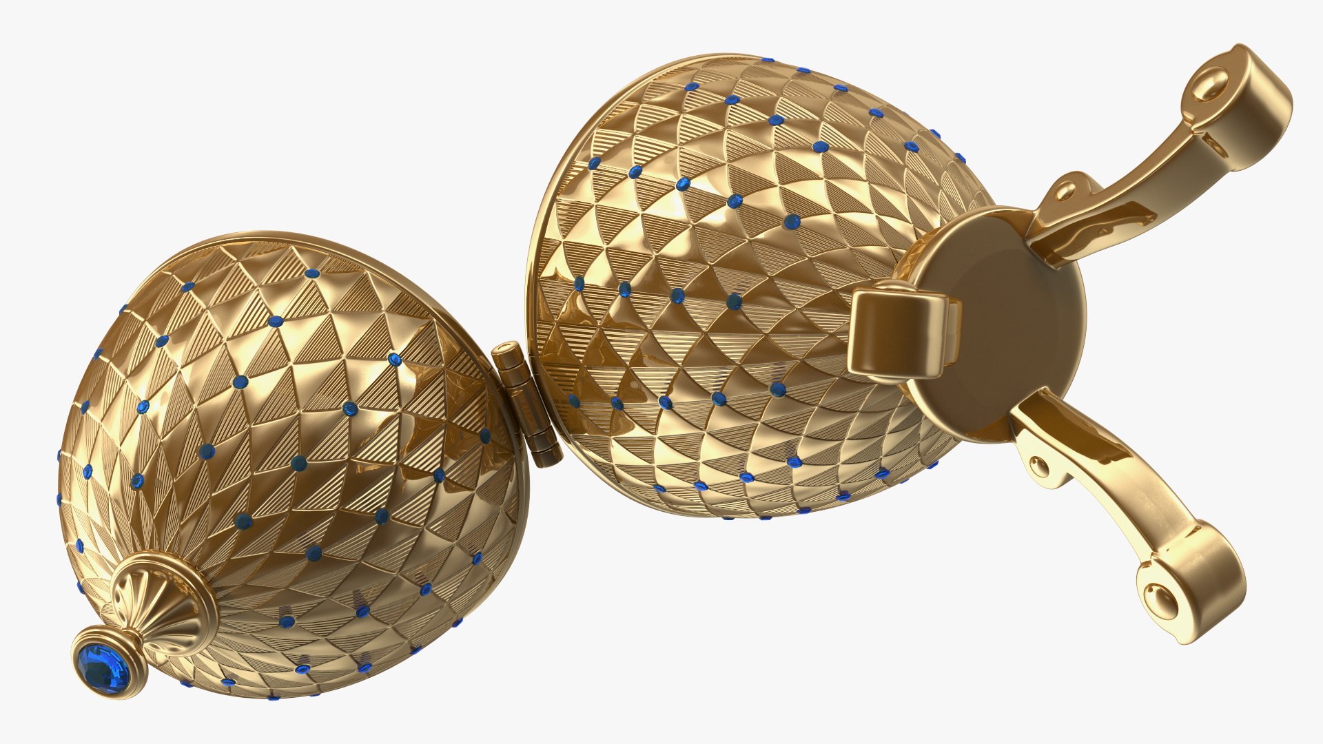 3D Faberge Golden Egg Open Model - TurboSquid 2073123