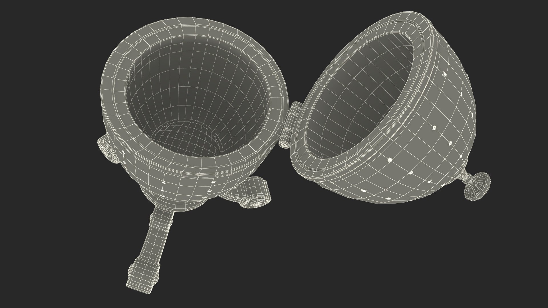 3D Faberge Golden Egg Open Model - TurboSquid 2073123