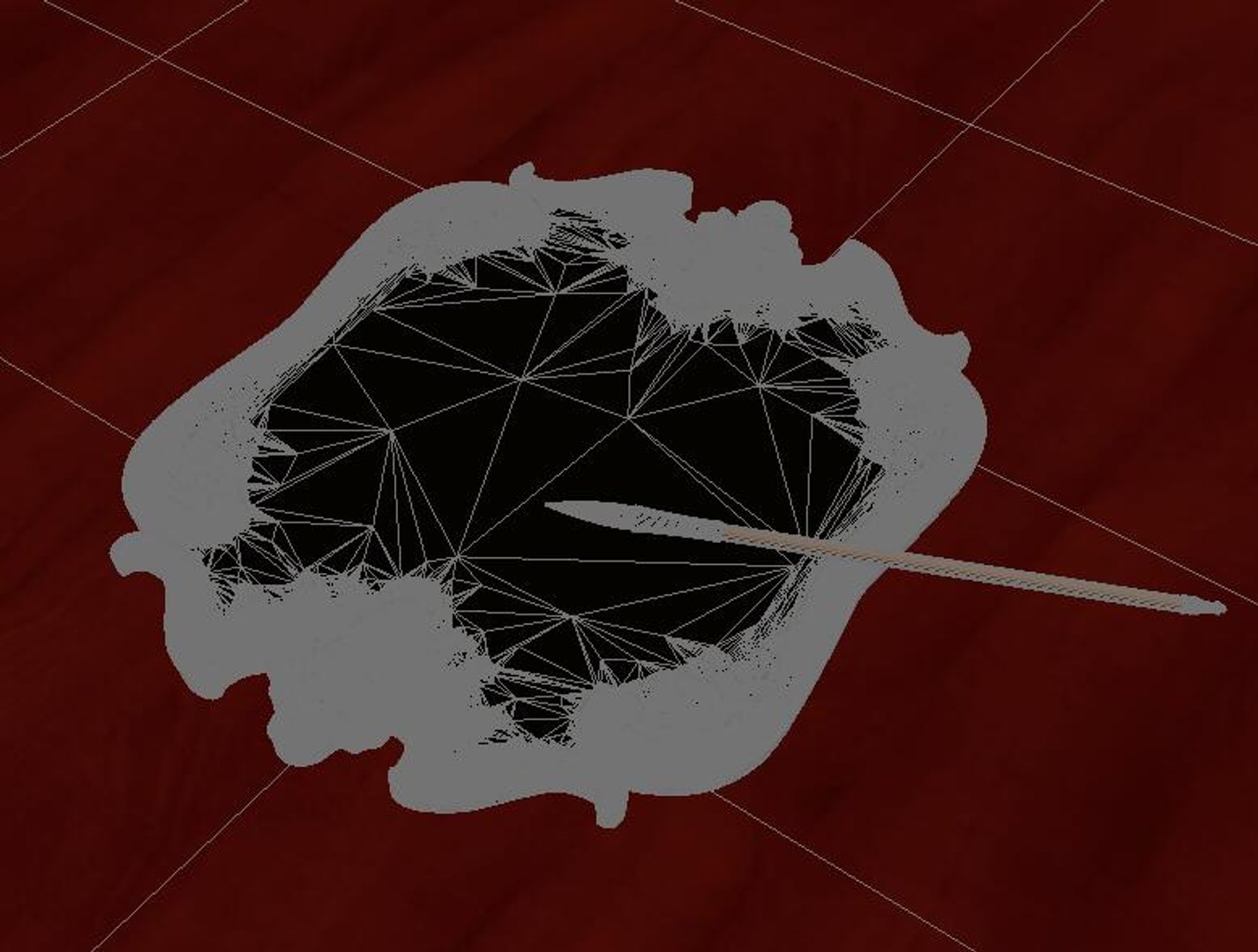 3D Model Ink Slab Brush Double - TurboSquid 1614863