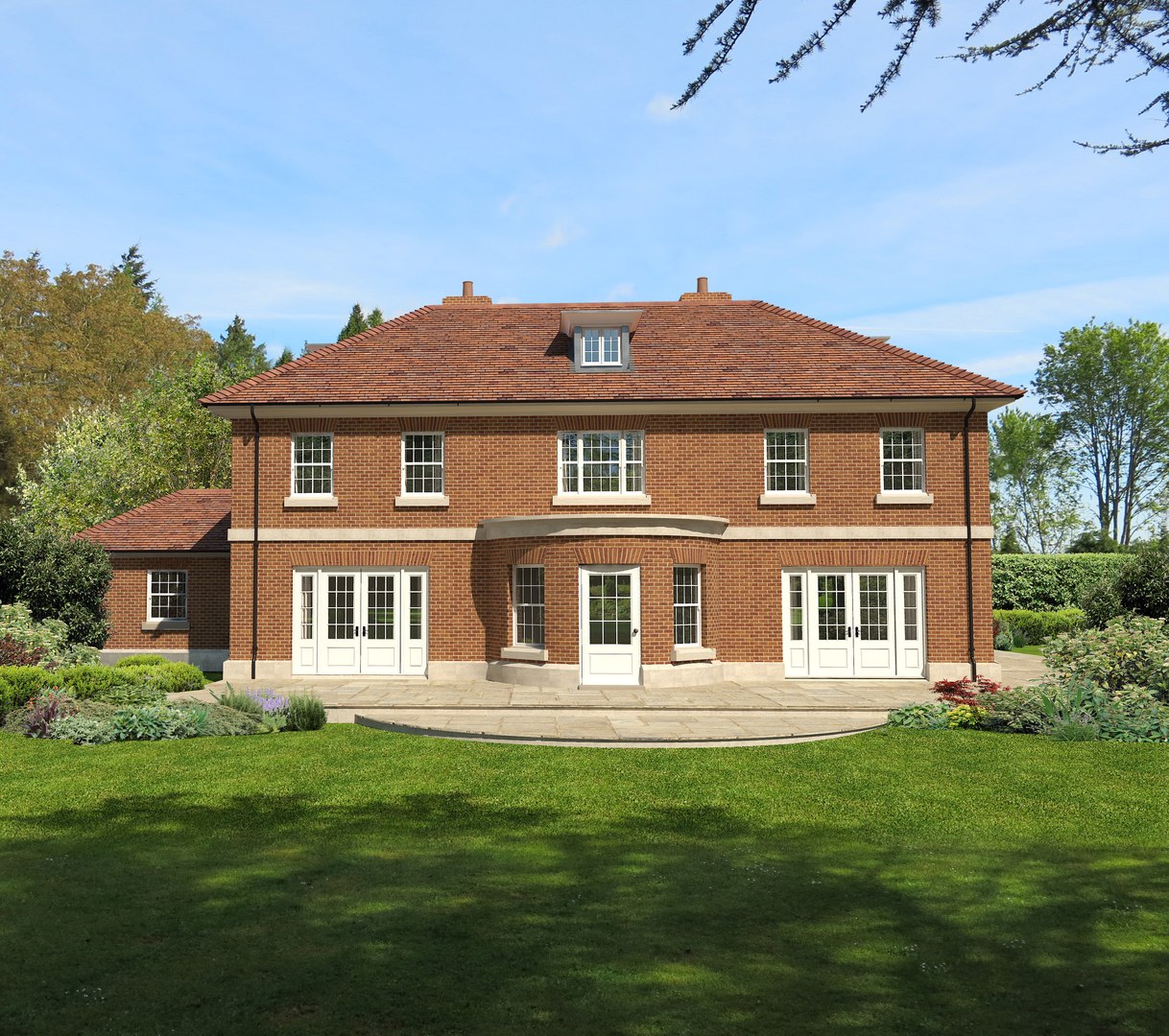 3d English Country House Model