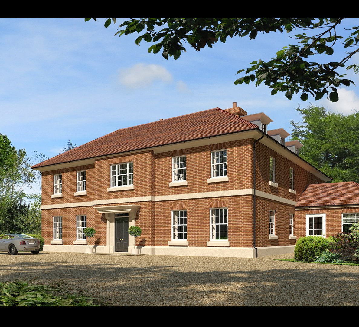 3d English Country House Model