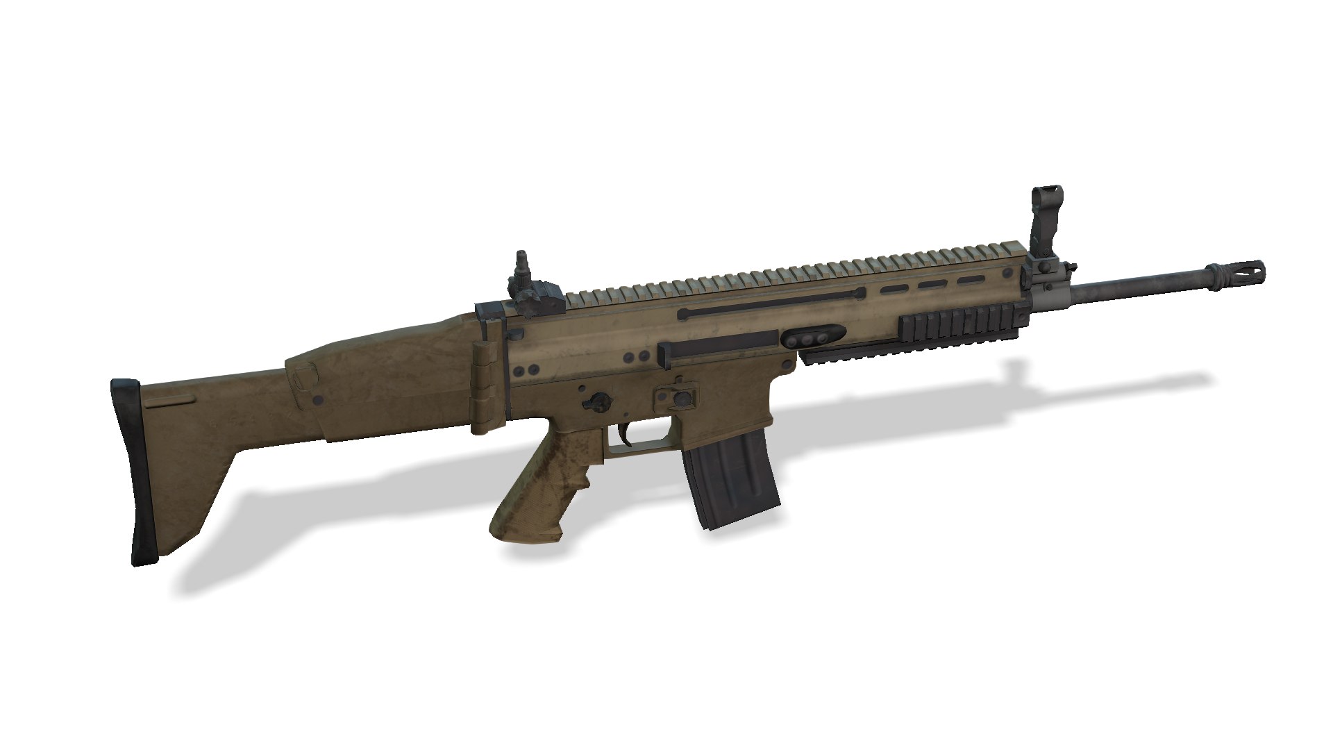 SCAR-L 3D Model - TurboSquid 1732602