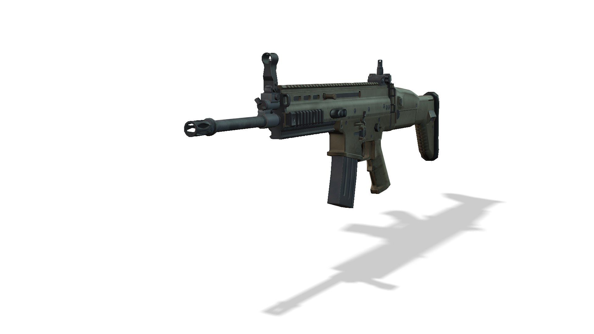 SCAR-L 3D Model - TurboSquid 1732602