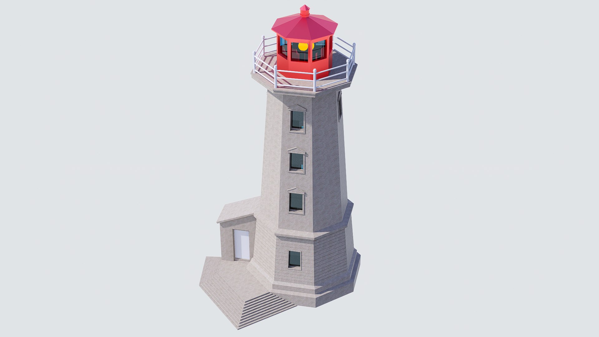 3D Light House Model - TurboSquid 2271295
