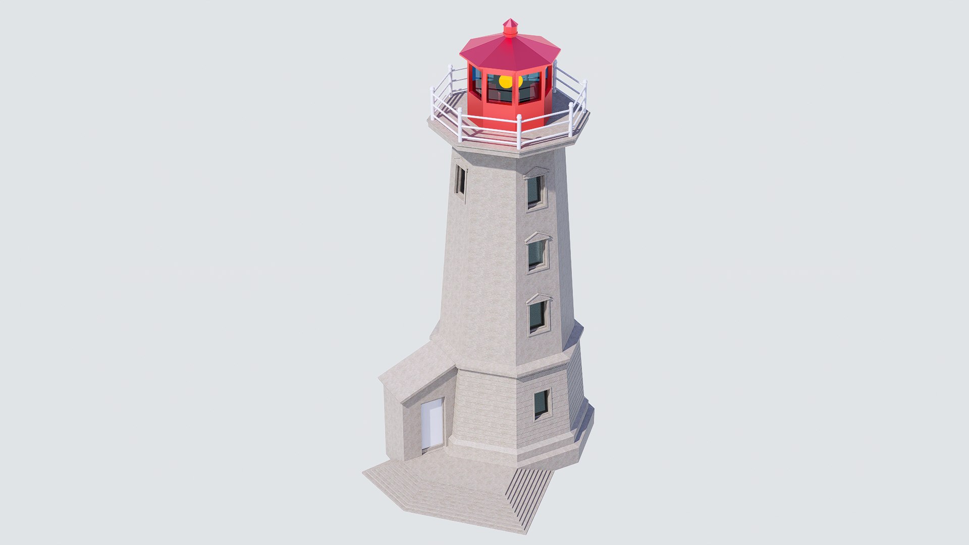 3D Light House Model - TurboSquid 2271295