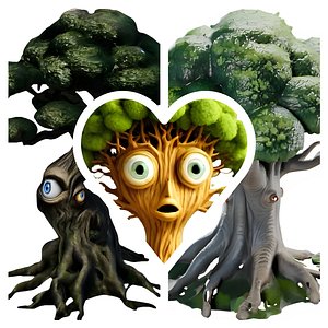3D Tree Characters Models - Browse & Download Formats - TurboSquid