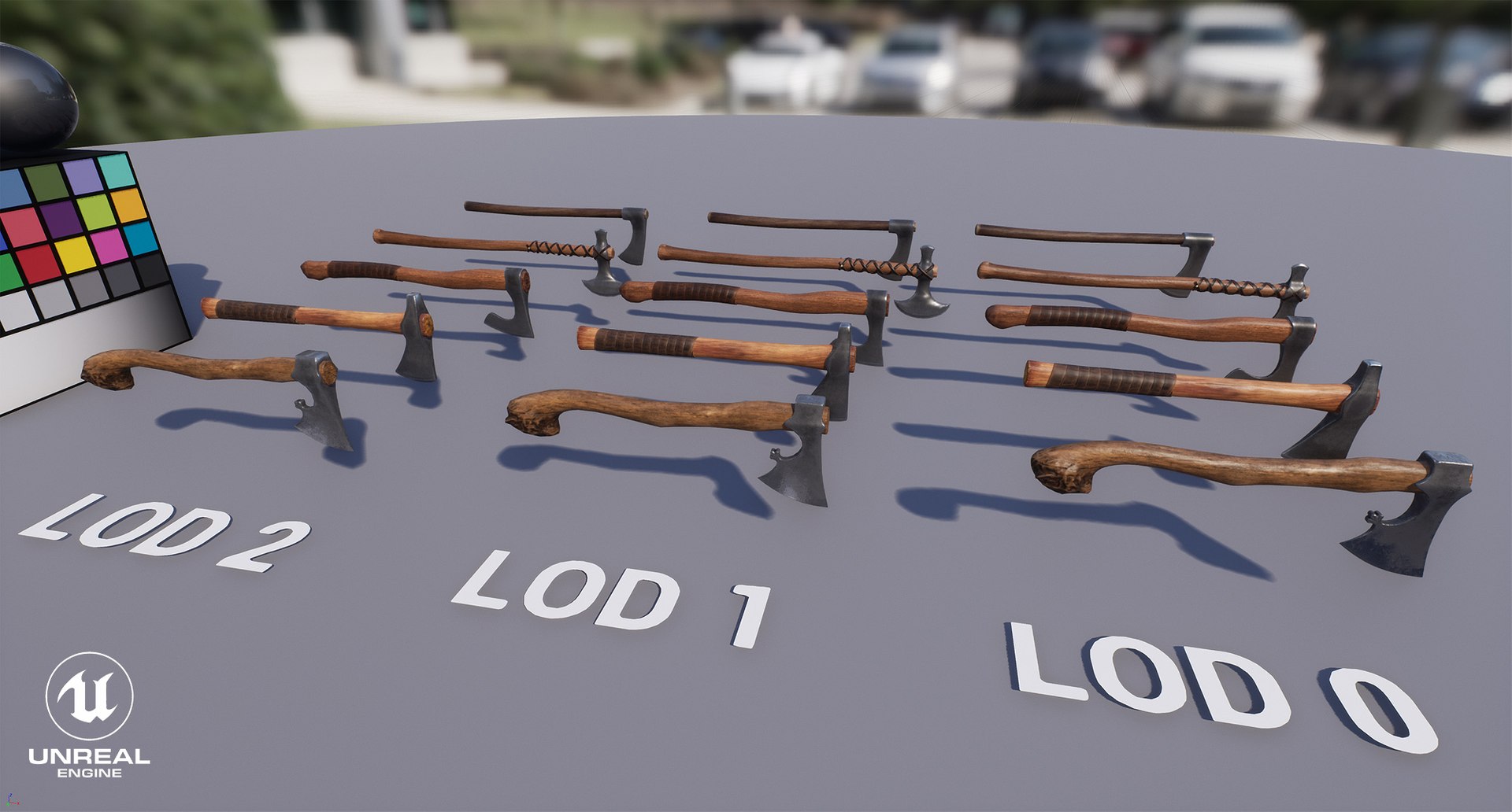 Ready Axes Pack Ue4 3D Model - TurboSquid 1337875