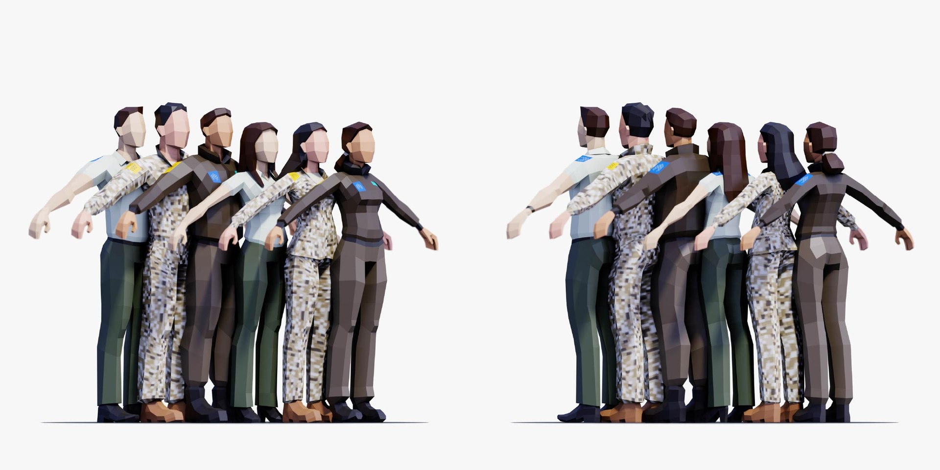 3D Special Forces Soldiers - Rigged And Animated - TurboSquid 2054926