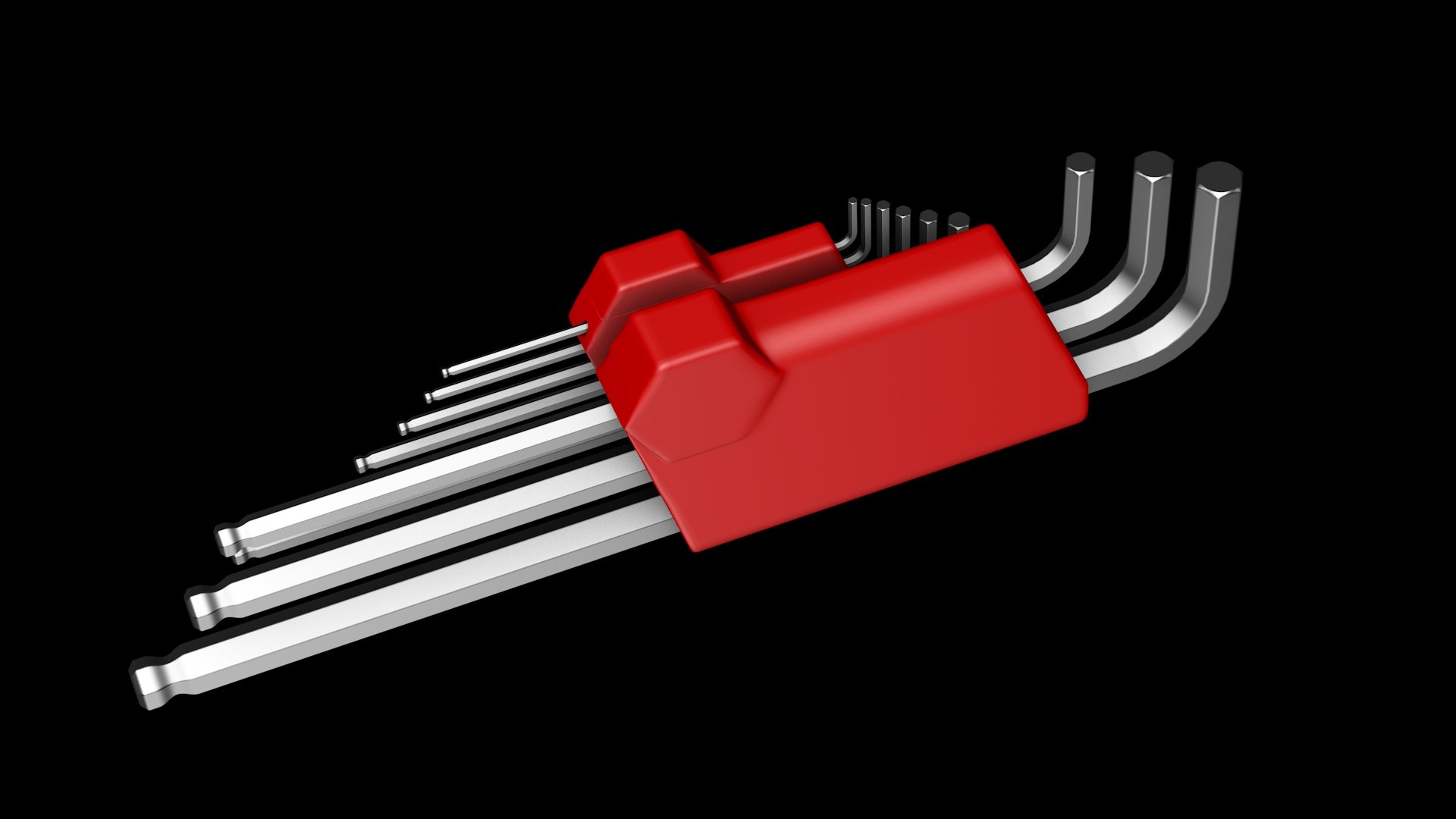 3D Model Allen Keys Hex - TurboSquid 2347681