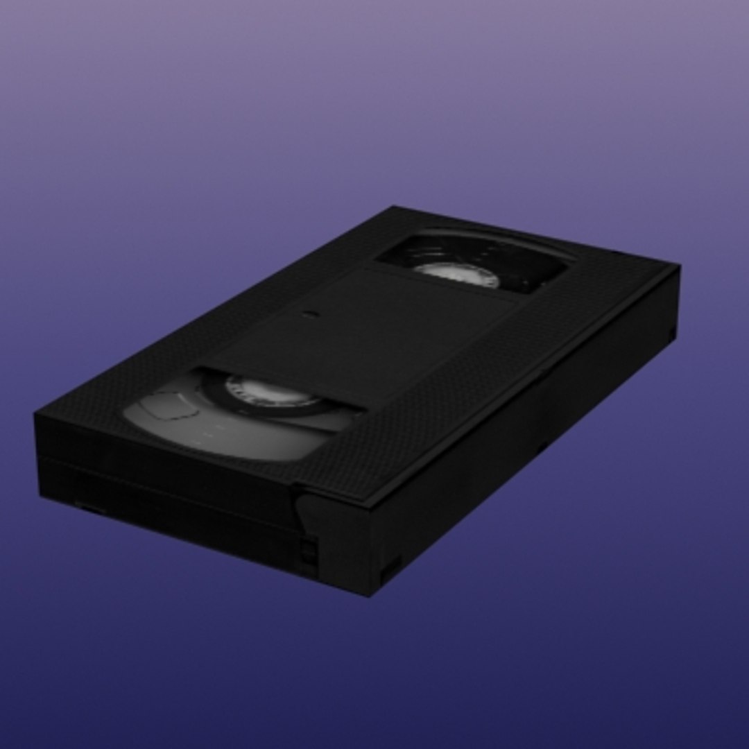 vhs tape 3d model