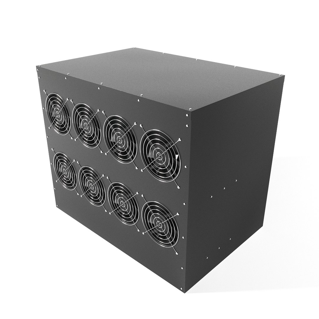 GPU Miner box 3D - TurboSquid 1729042