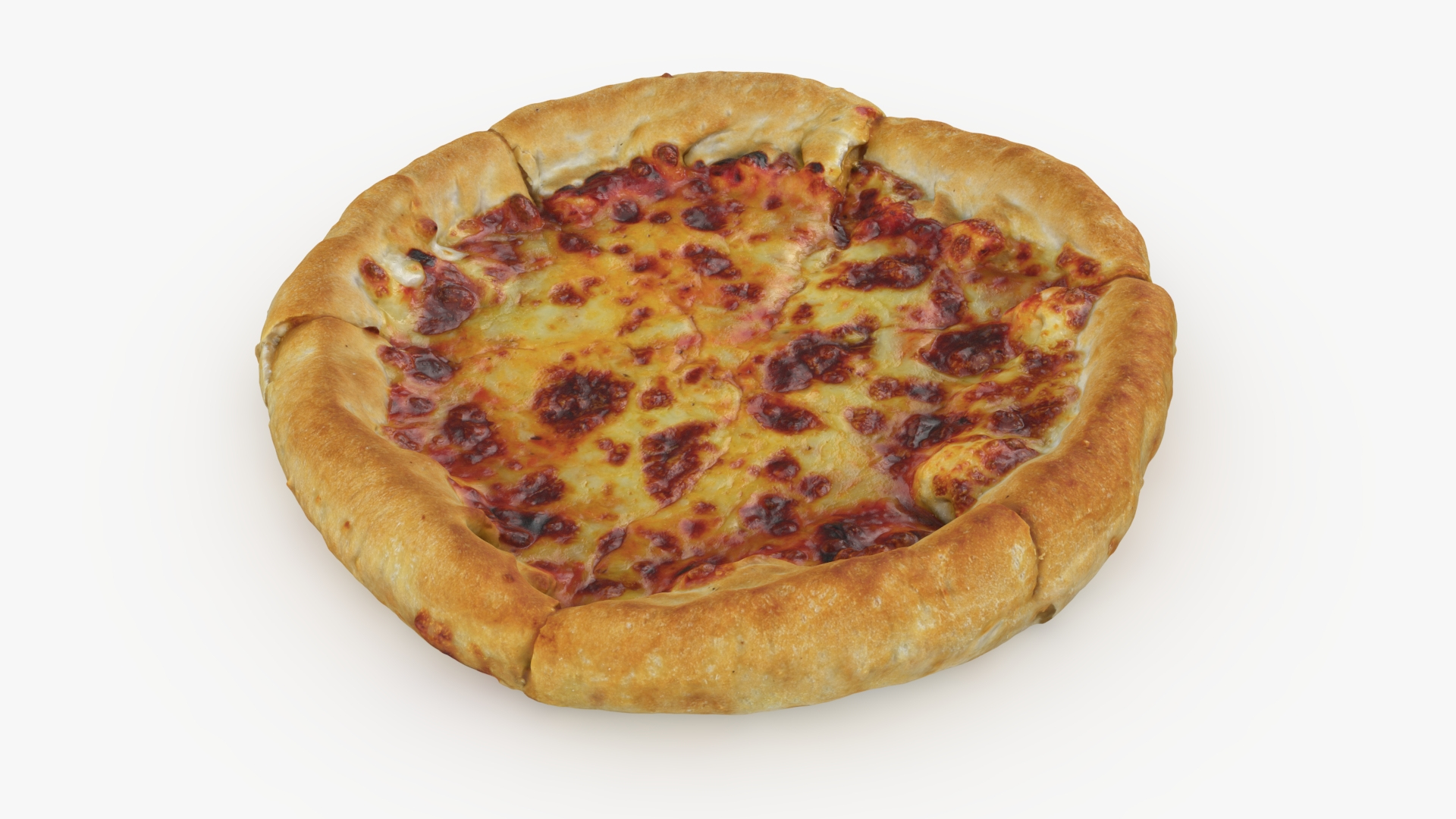 Cheese Pizza 3D Model - TurboSquid 2391037