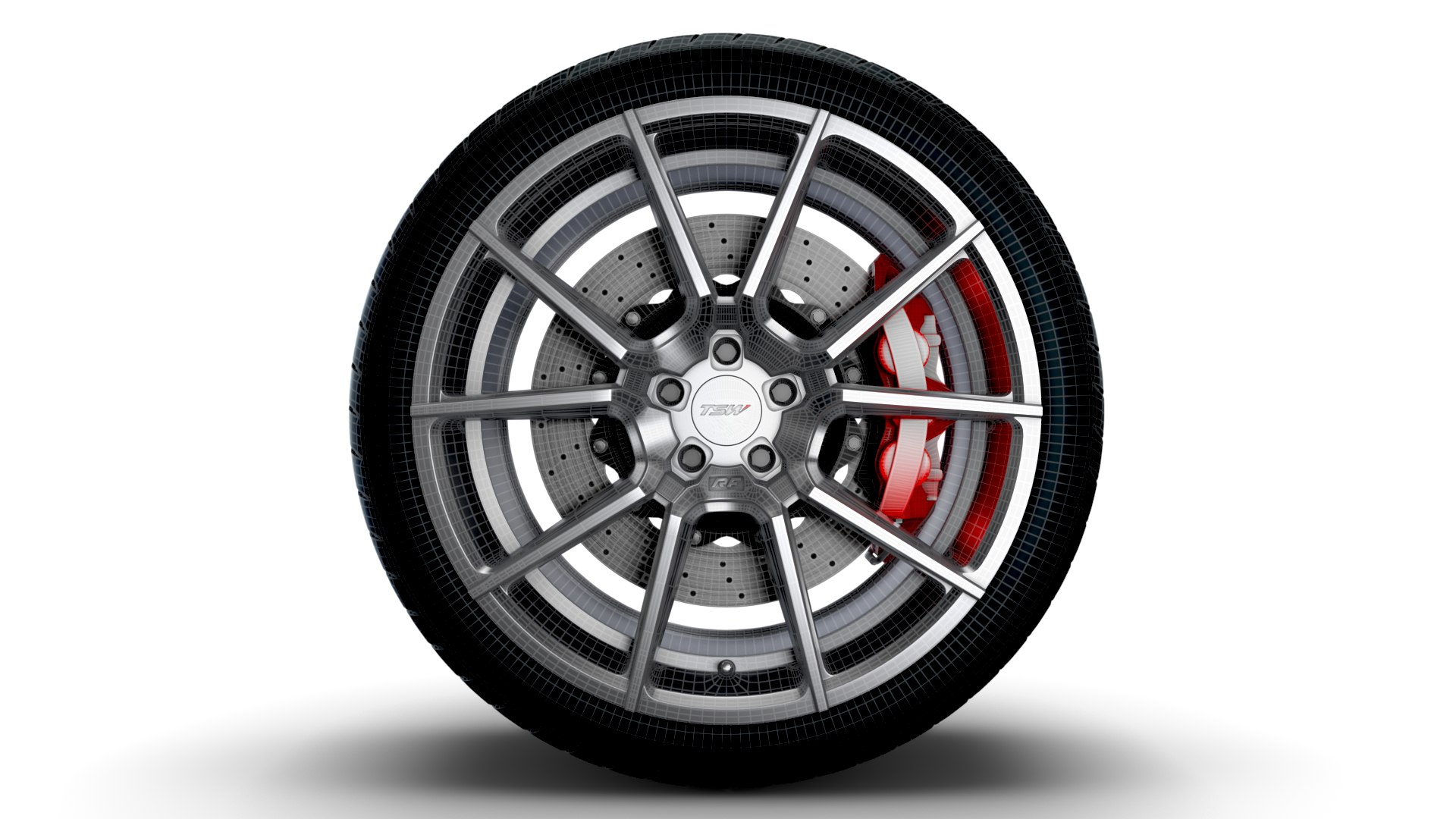 3D TWS Chrono Wheel - TurboSquid 2022209