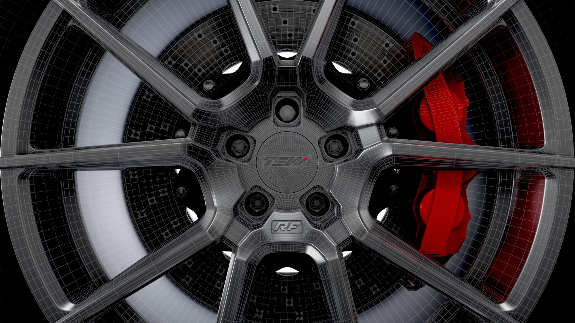 3D TWS Chrono Wheel - TurboSquid 2022209