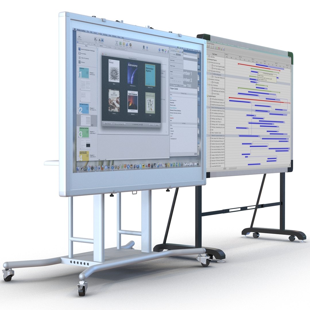 interactive whiteboards 3d 3ds