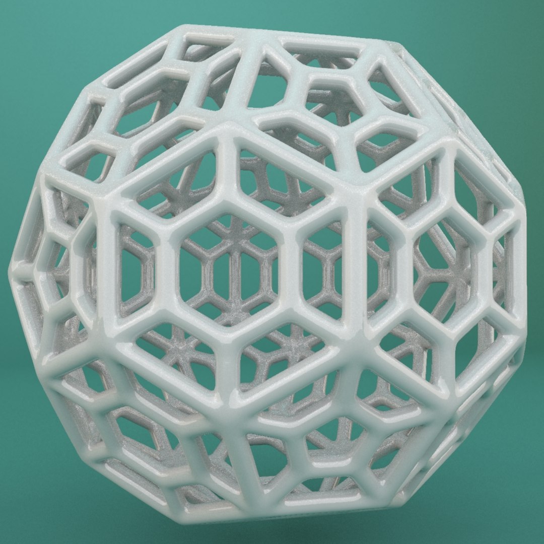 3d Model Geometric Shape