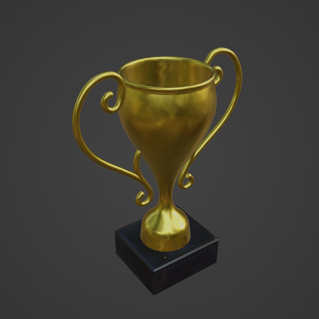 Gold Trophy Cup 04 Model - TurboSquid 2286462