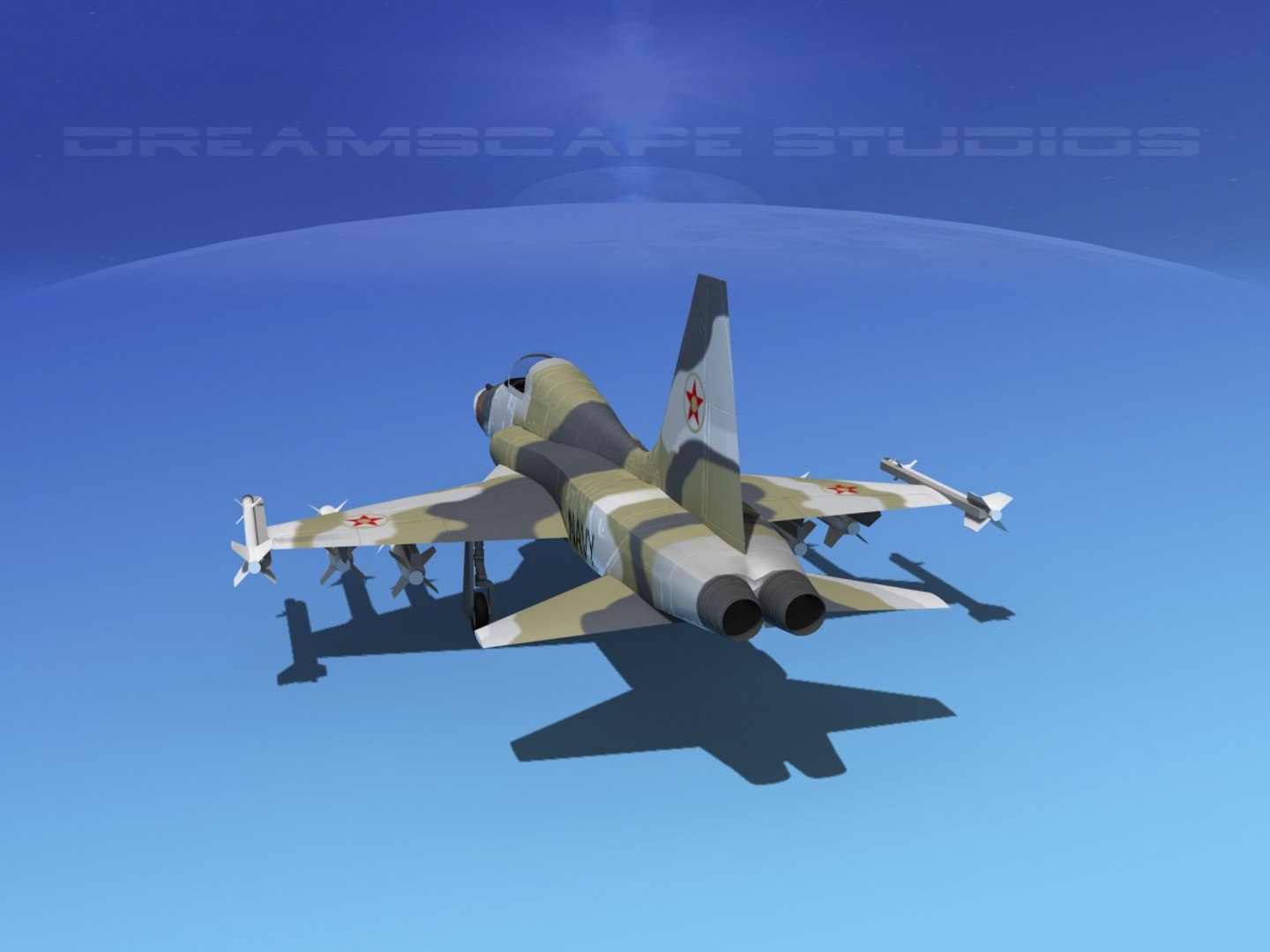 3d Model F-5 Fighter Northrop
